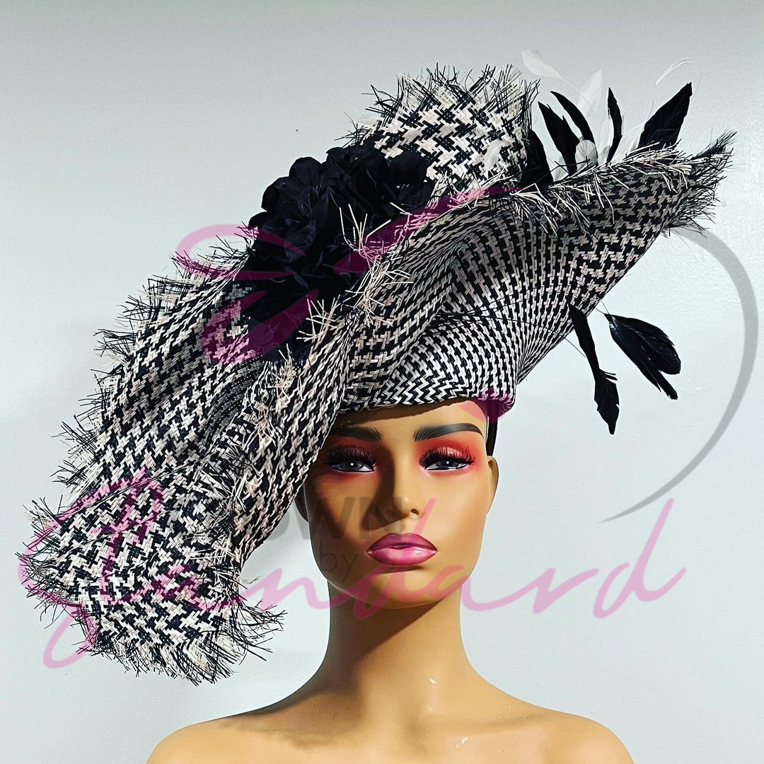 Black and White Buntal – Crown By Standard